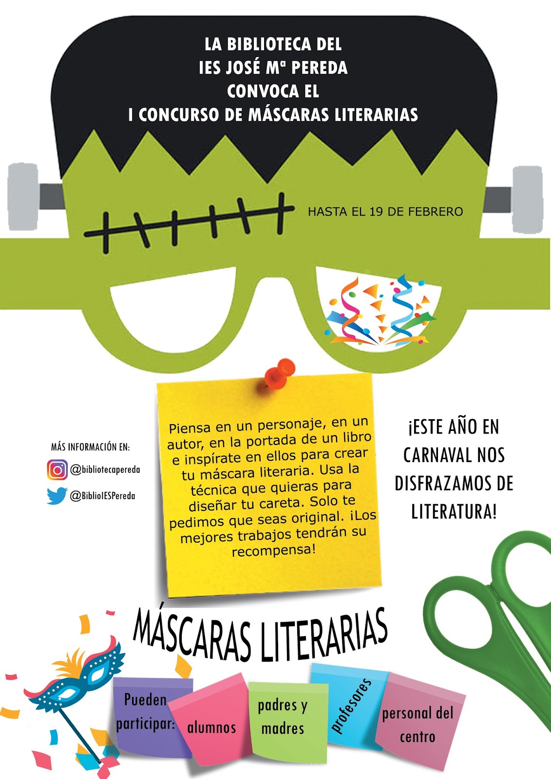 Blog de la biblioteca del IES José María Pereda: Participa en nuestro ...