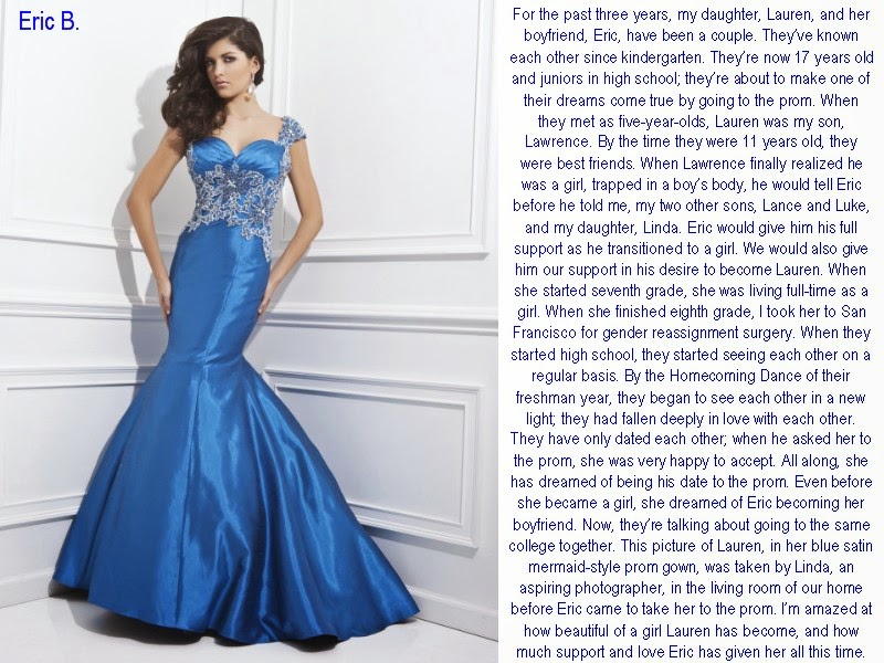 Eric's Transgender Captions: Dream Prom Date