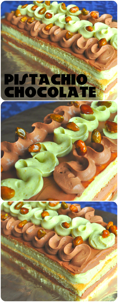Opera pistachio-chocolate - Cookeit