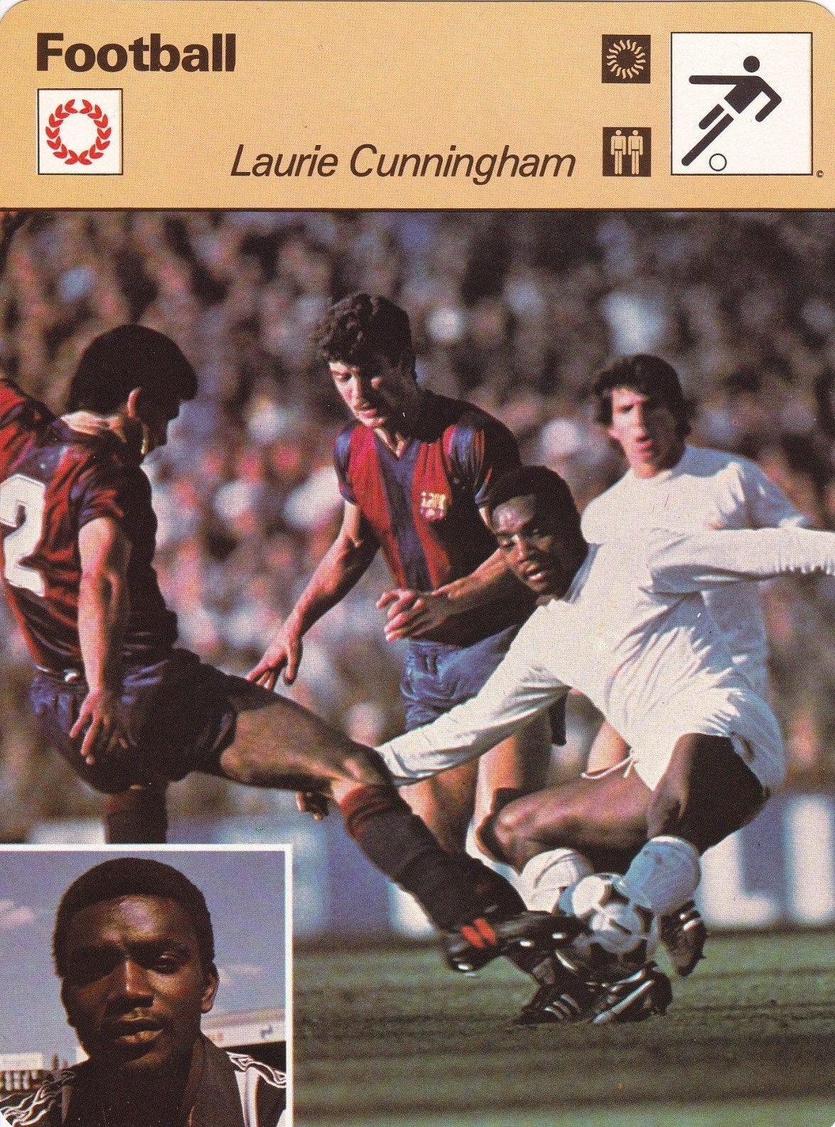 Football Yesterday & Today: Laurie Cunningham, ''El Negrito''... (Fiche ...