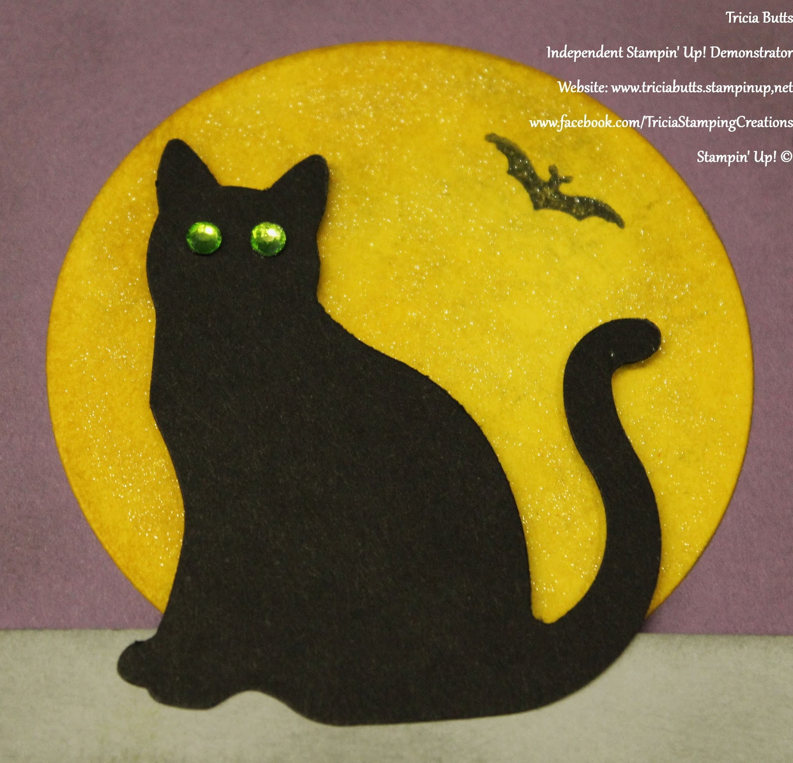 Tricia's Stamping Creations: GSF Blog Hop Spooky Cat Halloween