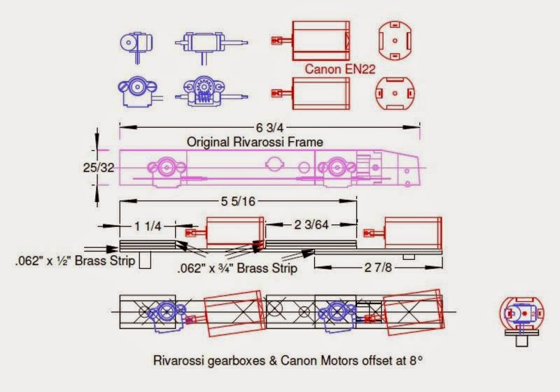 My Model Railroad: August 9, 2014 Remotoring a Rivarossi Cab Forward