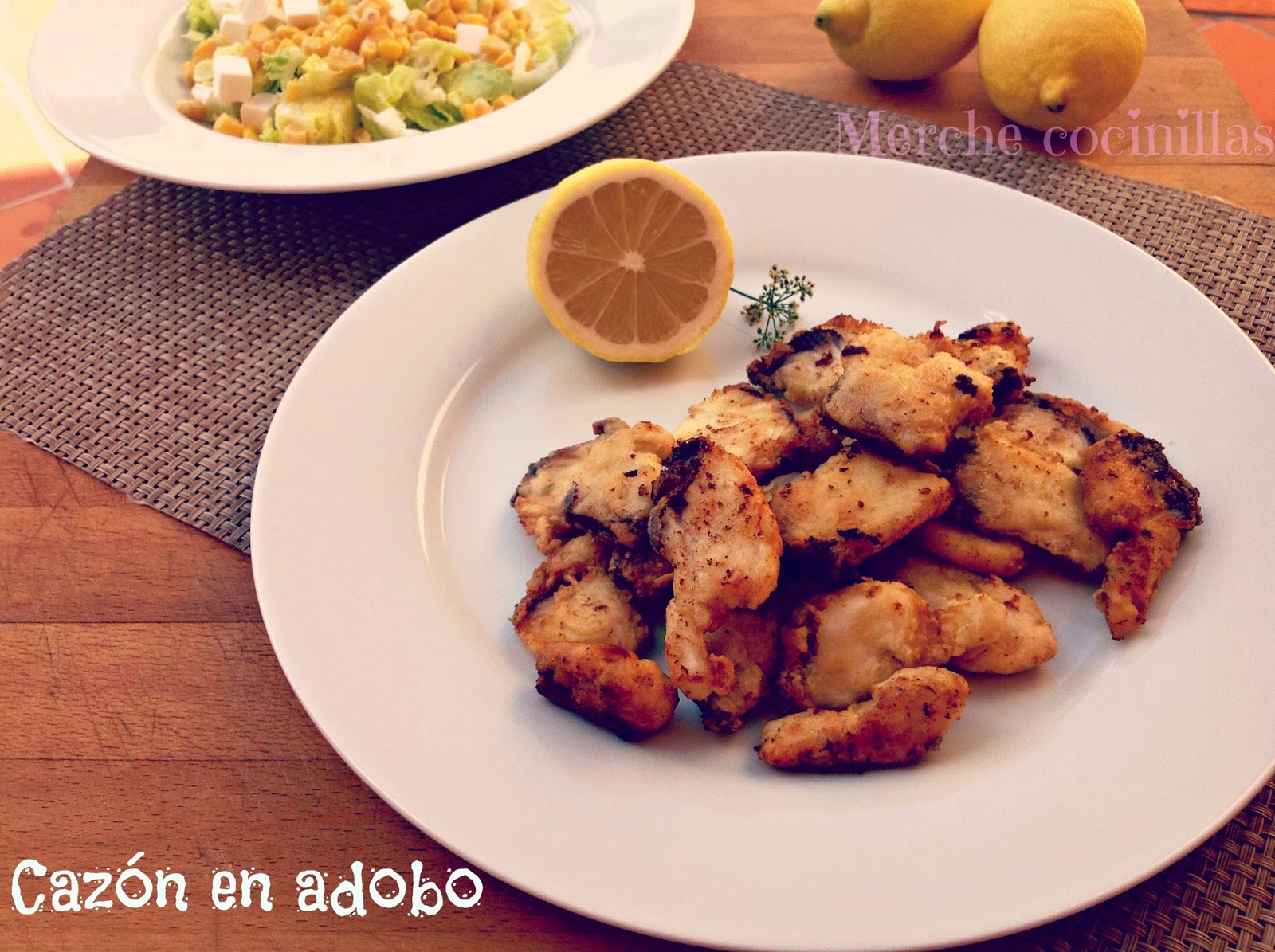 Merche cocinillas y ahora también mamá: Cazón en adobo o bienmesabe