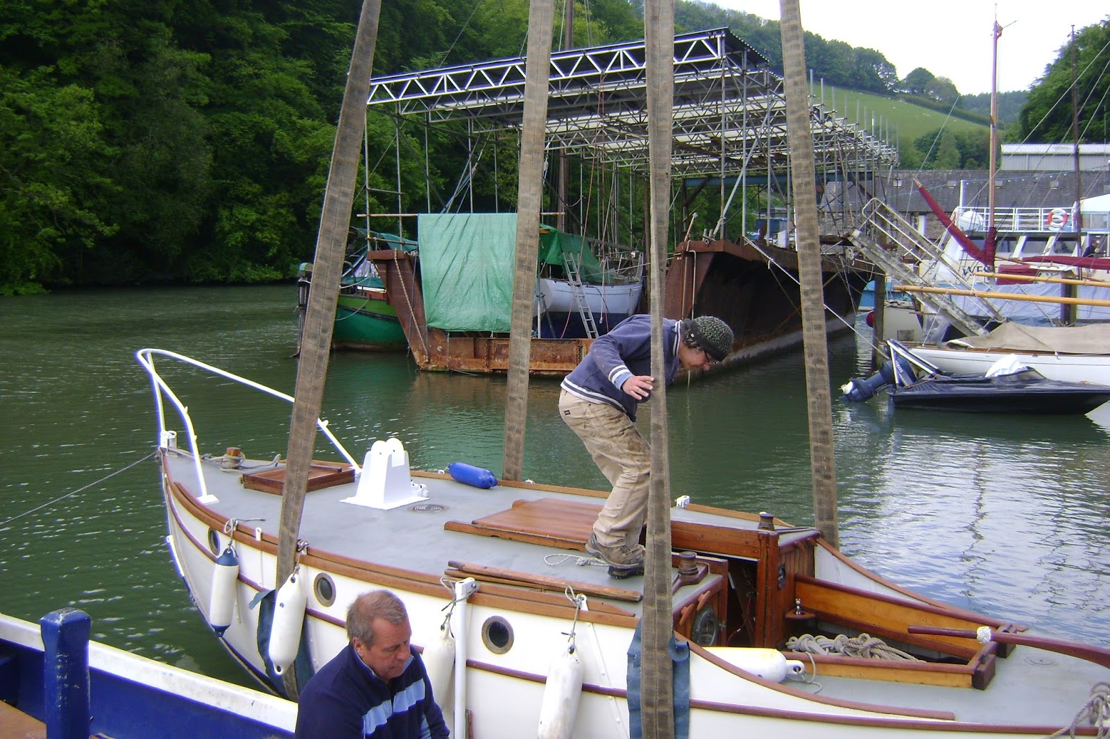 Marc'sBoats: Zephon our Harrison Butler Z4 ton yacht was launched in May