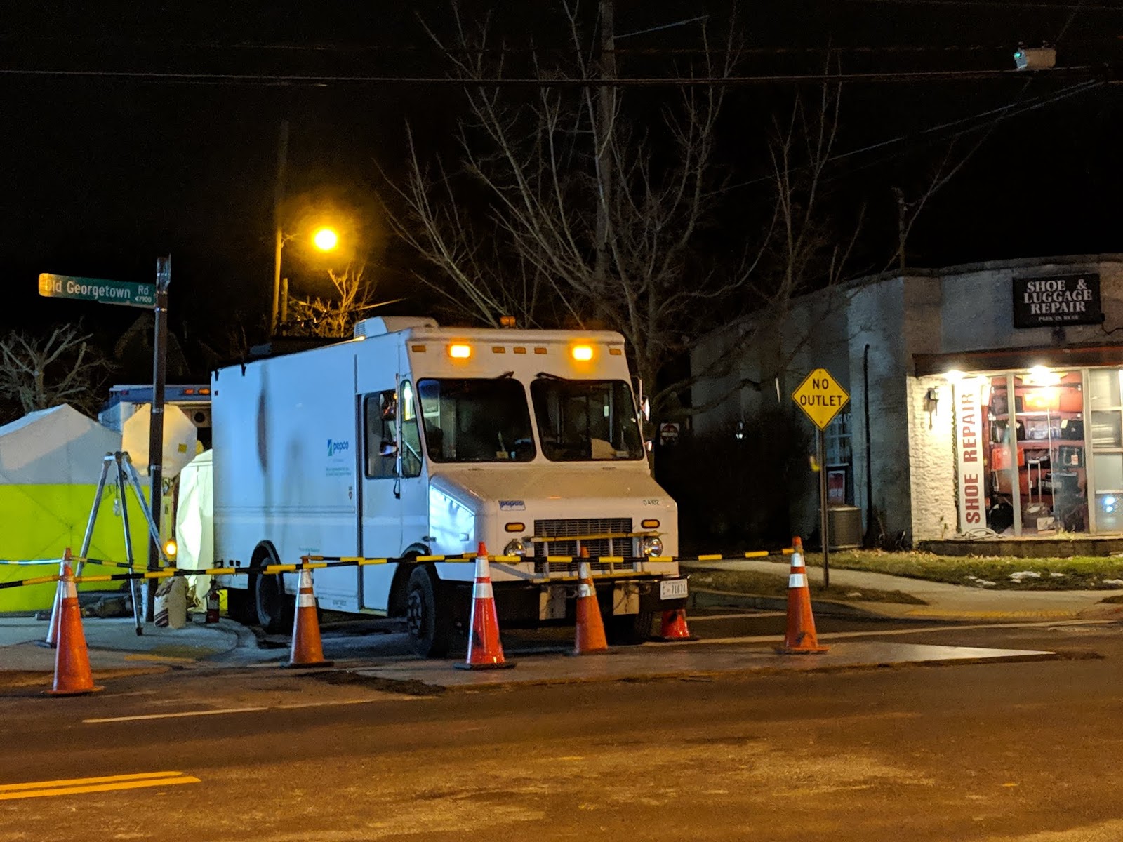 Robert Dyer @ Bethesda Row: Pepco work at Old Georgetown and Del Ray ...