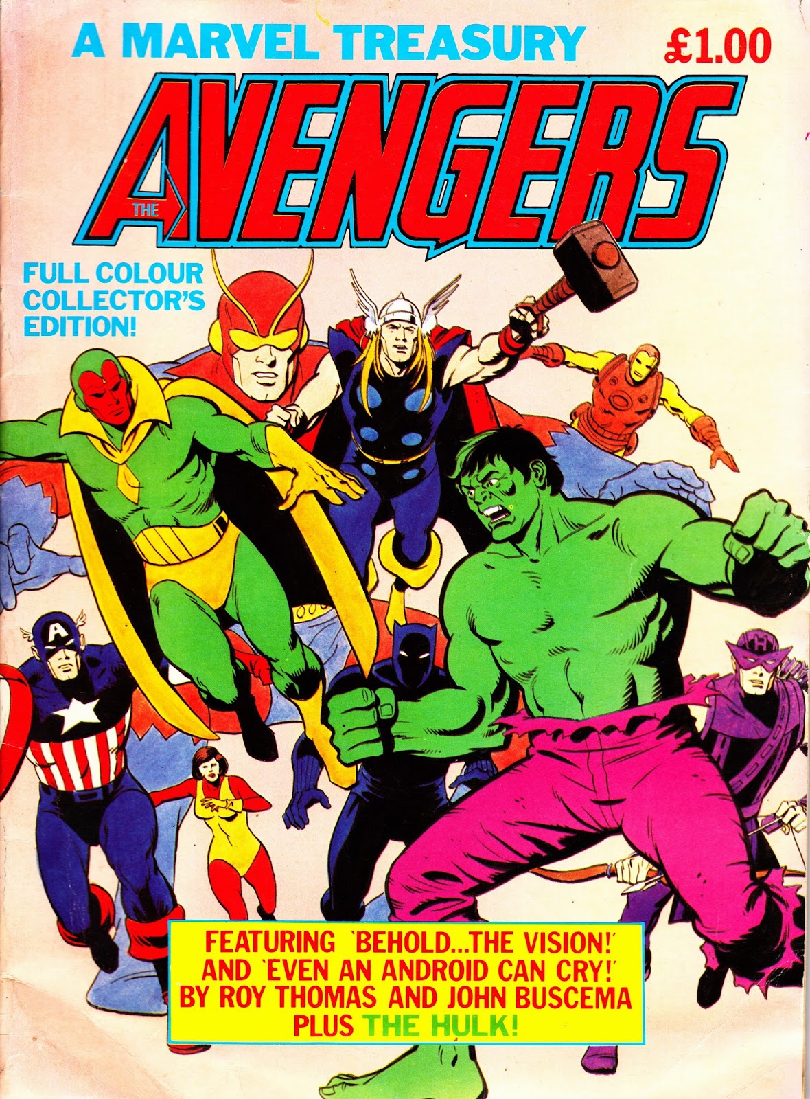 STARLOGGED - GEEK MEDIA AGAIN: 1982: THE AVENGERS SPECIAL (Marvel UK)