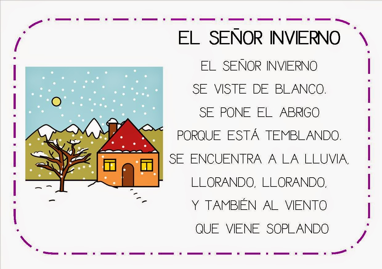 EDUCACIÓN INFANTIL: El invierno
