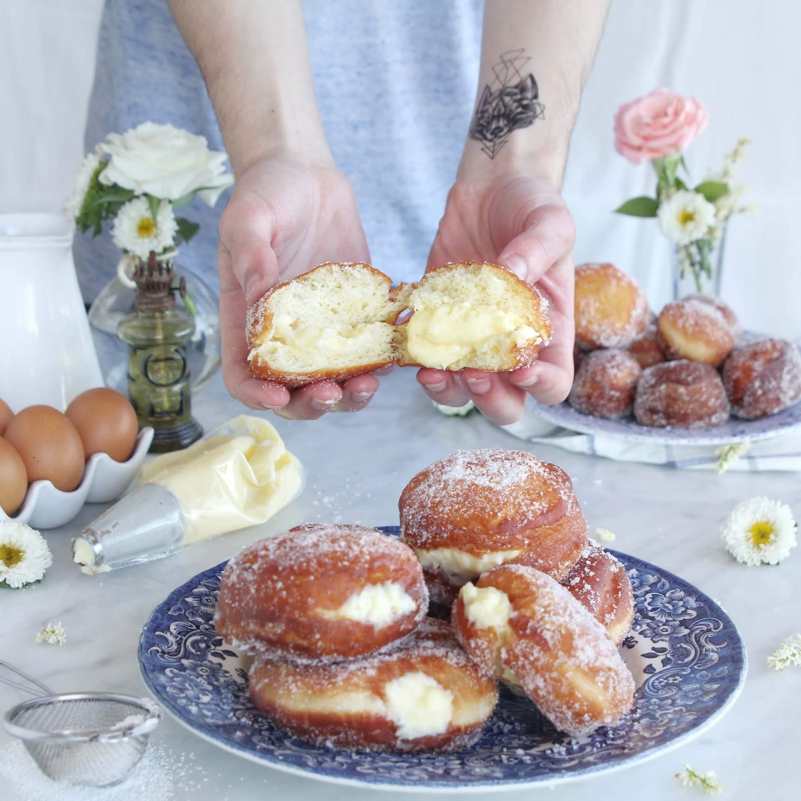 Doughnuts ou Beignets à la Crème | Recueil Gourmand