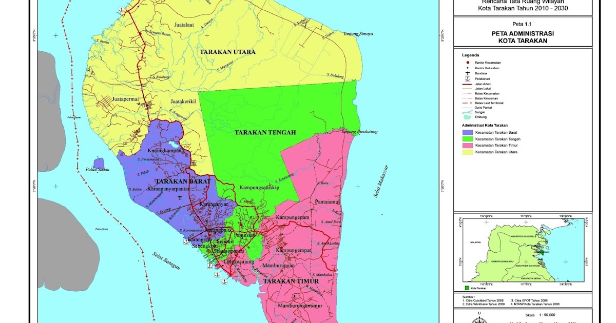 Peta Kota: Peta Kota Tarakan