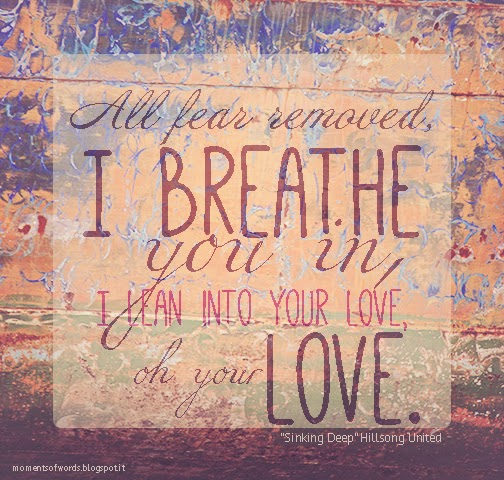 I lean into God's love | Moments of words