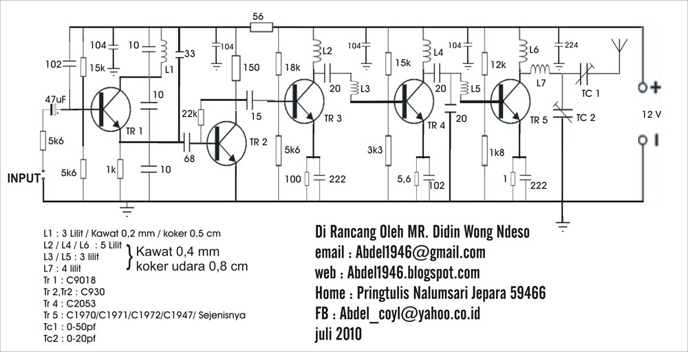 Tip Membuat Pemancar 80 Meter & FM | * S . S . E