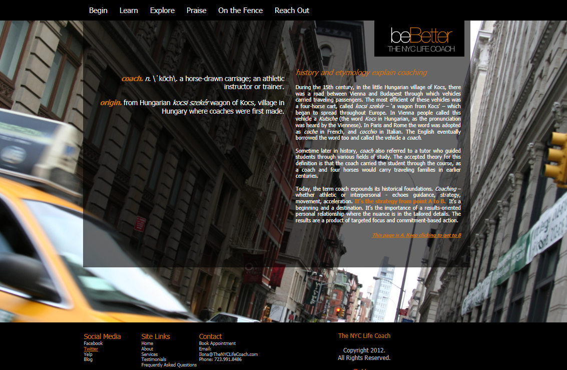 New York Website Designer . Freelance Web Designer based in New York ...
