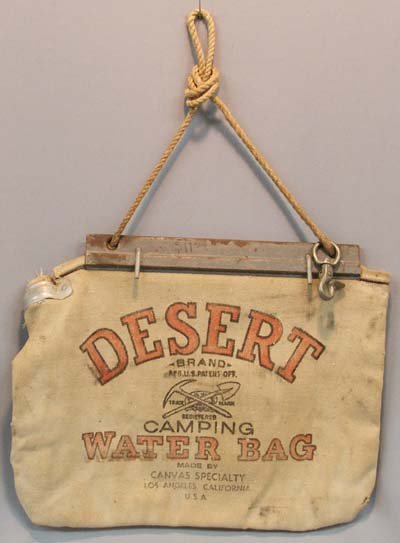 Damn Yak Dry Goods Co.: Canvas Water Bags.