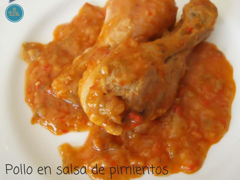 Hoy cocinamos .....: Pollo en salsa de pimientos