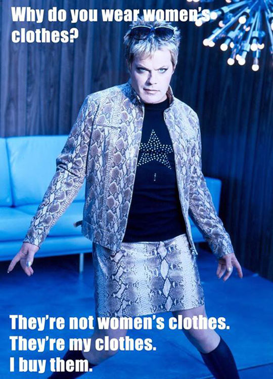 A Magical Realist: International Skirt Day and Eddie Izzard