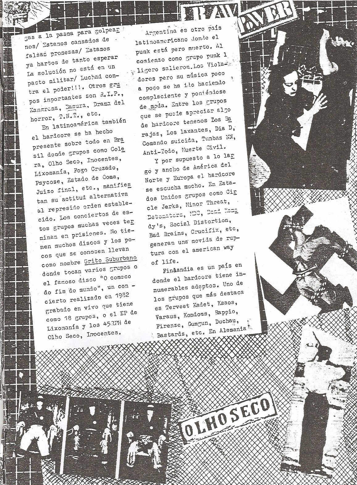 ANTENA HORRÍSONA: Primer número de Alternativa fanzine (enero de 1985)