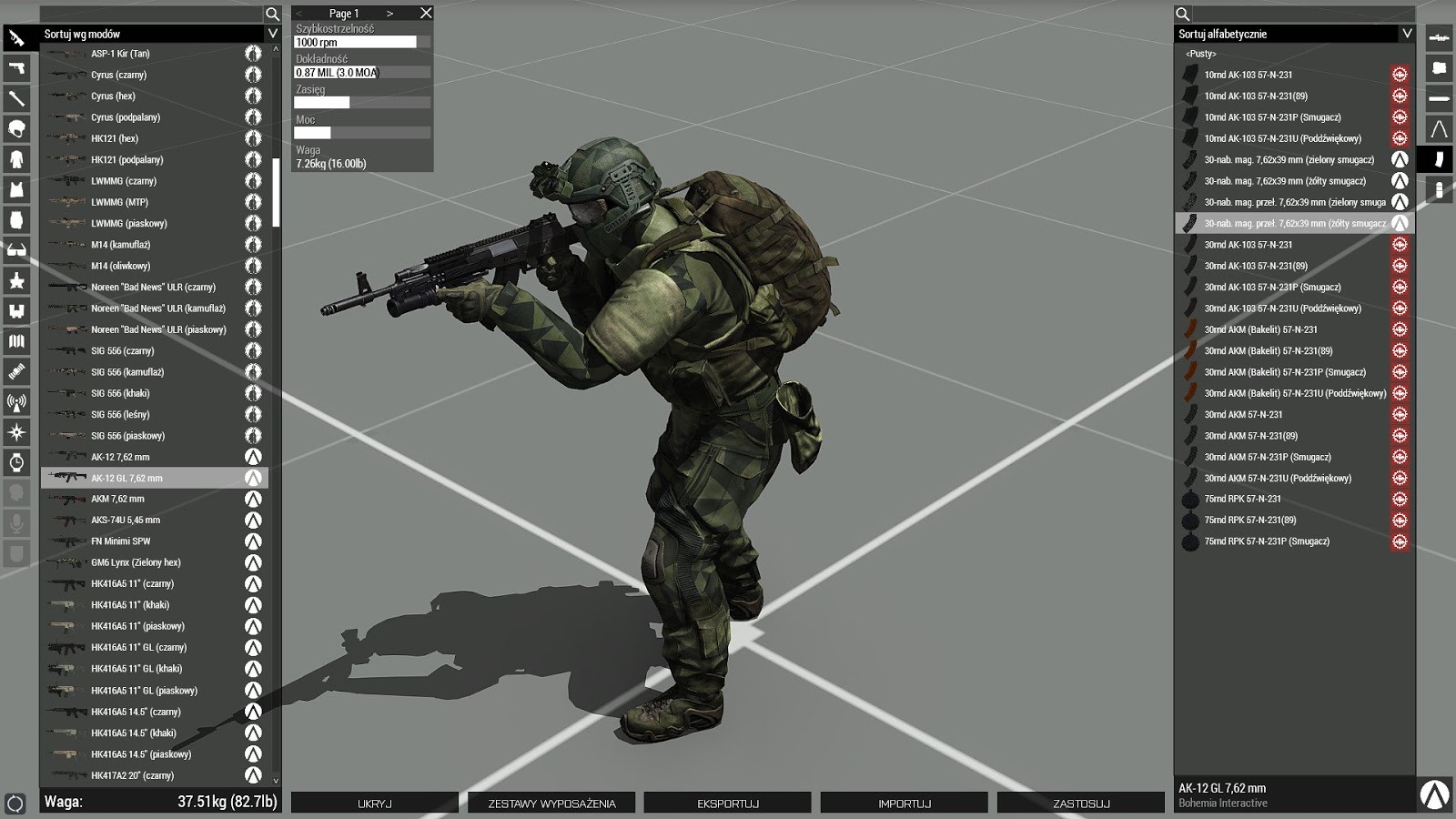 RHS MOD のマガジンを Arma 3 武器などで使えるようにする ArmaForces - RHS CBA Mag Compate ...