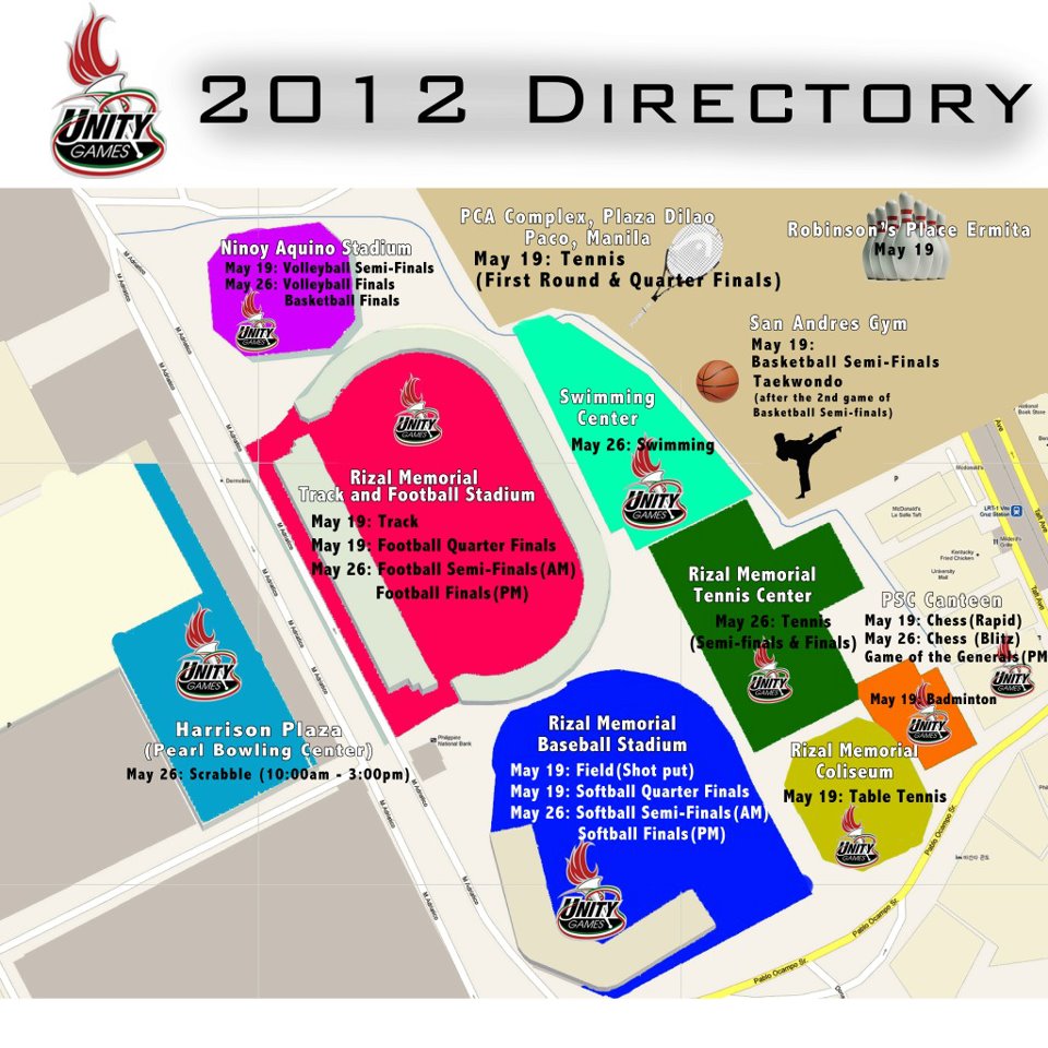 PINOY VISION: INC Unity Games 2012 Final Games set