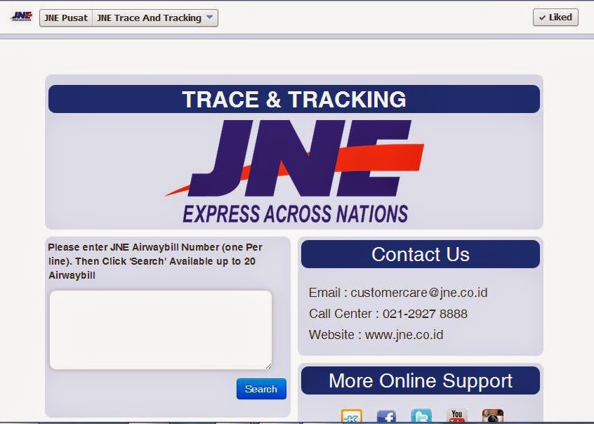 CARA MENGECEK STATUS KIRIMAN LEWAT WEB JNE - info lengkap kunjungi ...