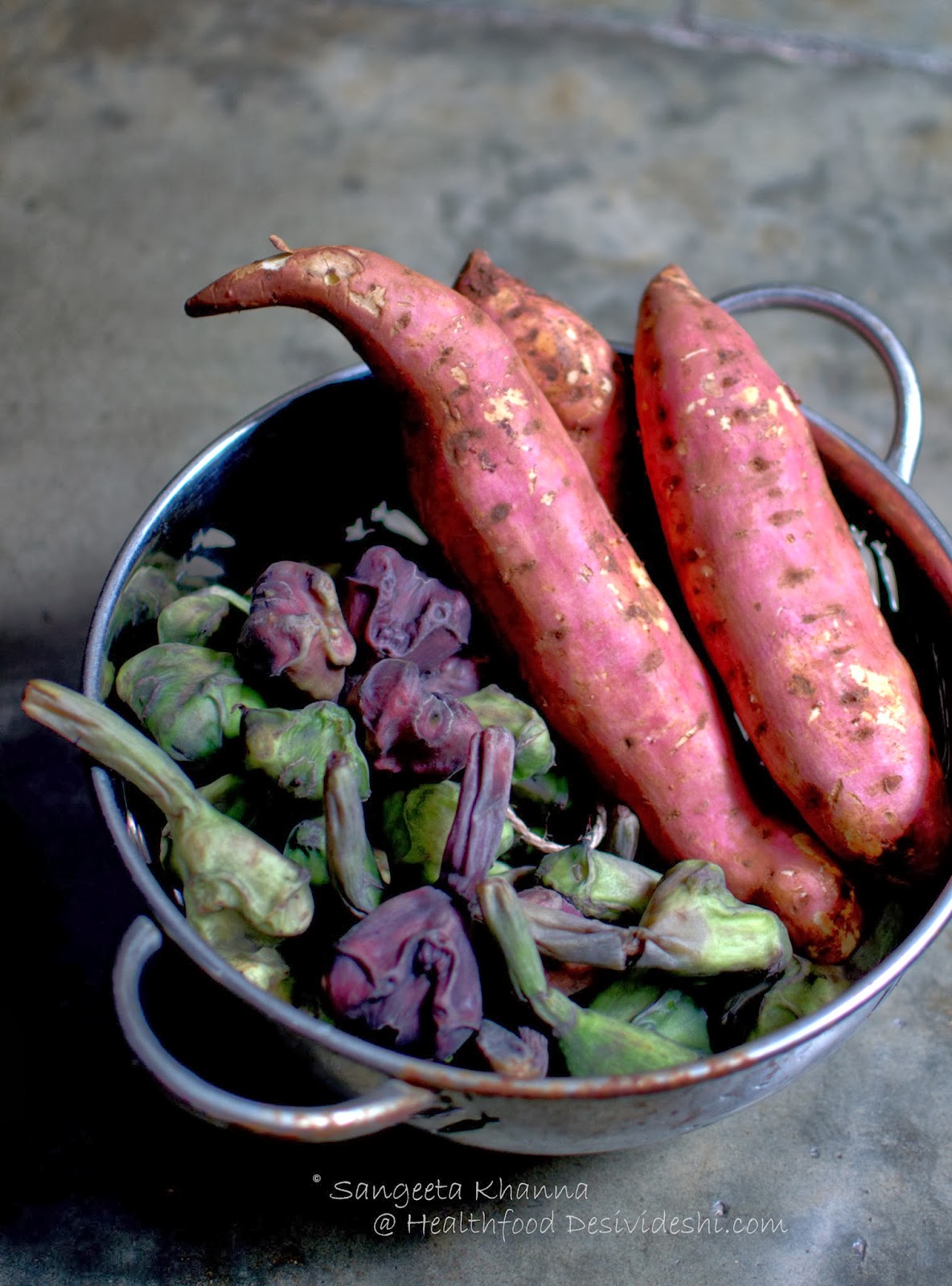 sweet potatoes and water chestnut salad with honey balsamic dressing ...