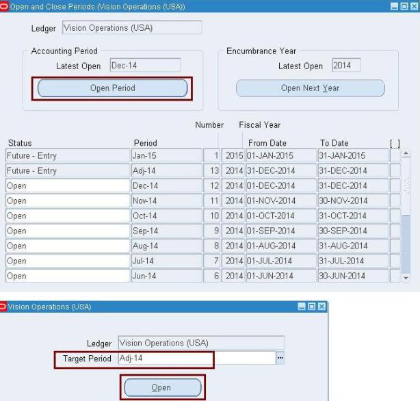 Oracle Apps Tutorials: Oracle GL Periods