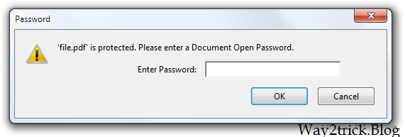How To Remove Password From PDF Files PDF Password Remove Way2Trick how-to-remove-password-from-pdf-files-pdf-password-remove-way2trick
