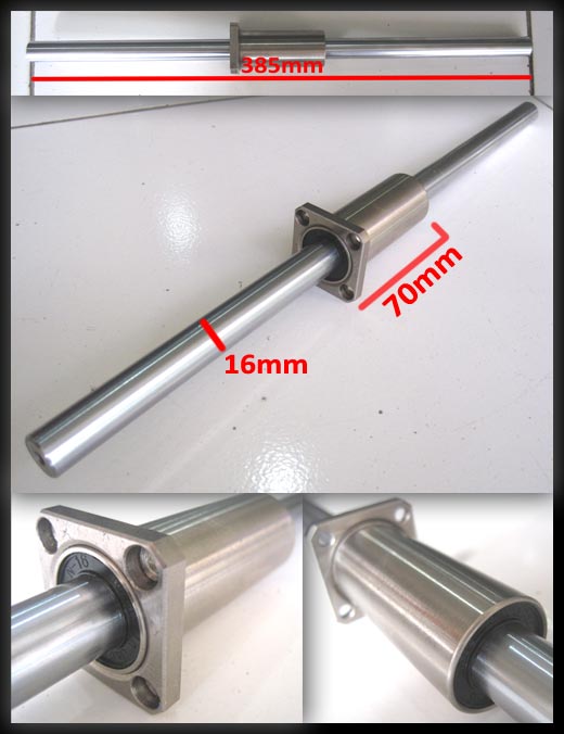 2nd MACHINE: Linear Shaft, N-16, 385mm shaft length, ASK