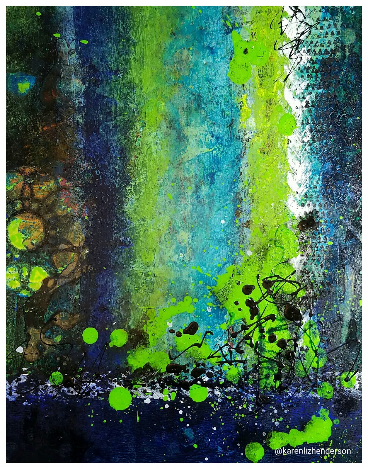 My Creative Endeavors: JEALOUSY - A Painting on Yupo