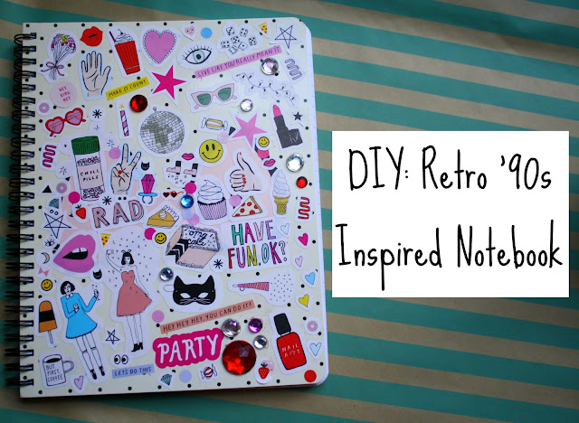 The Daily Sugar: DIY: Retro '90s Inspired Notebook