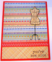 Carol Hartery's Creations: Sewing theme Note cards