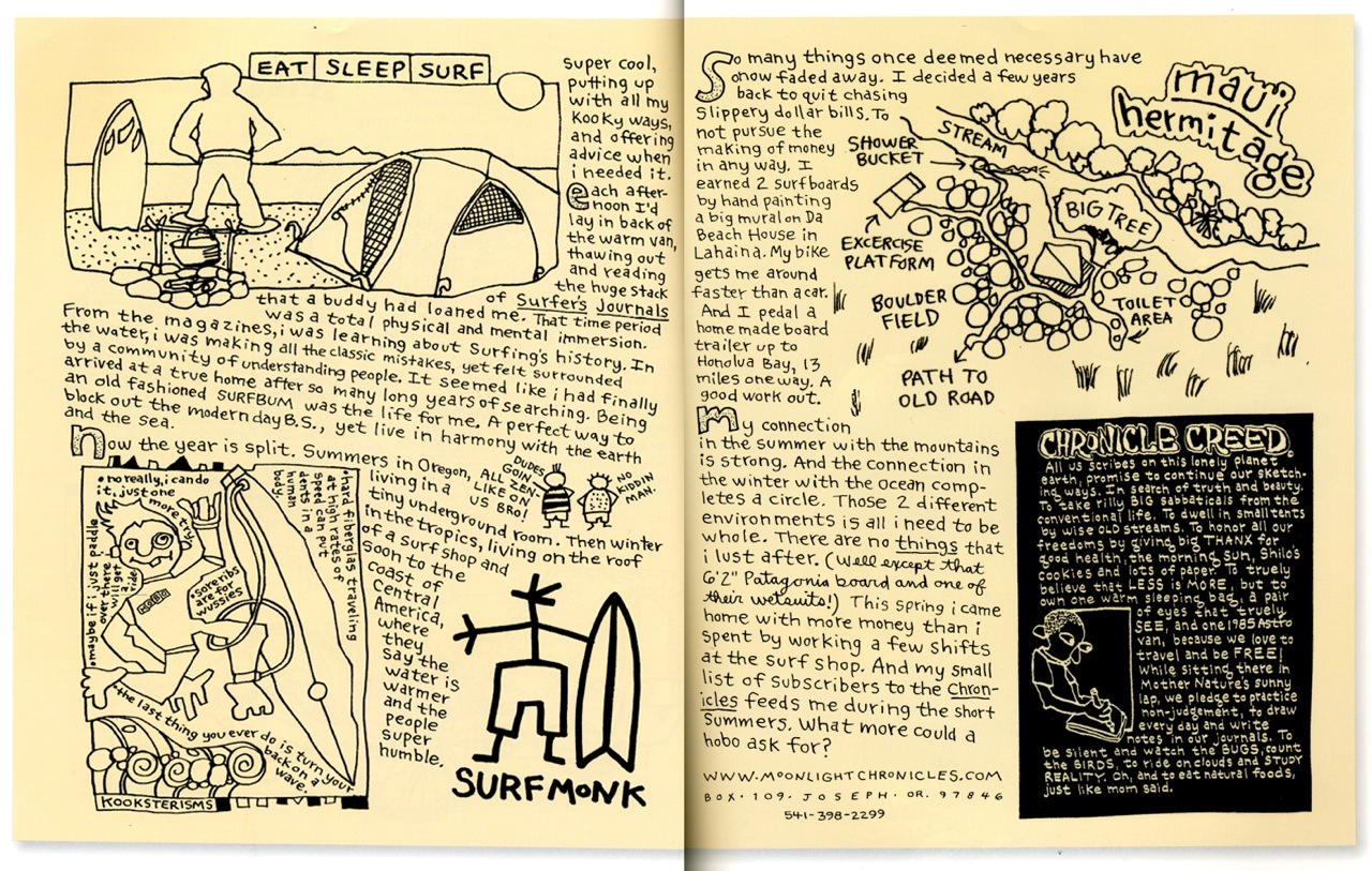 Steve Olpin filmmaker : Dan Price in The Surfer's Journal