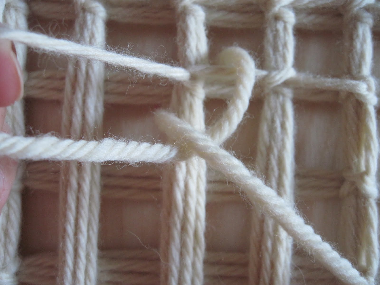 Le cose di Mys@.. Maglia, Uncinetto, Telaio, Tutorial e... : Il telaio ...