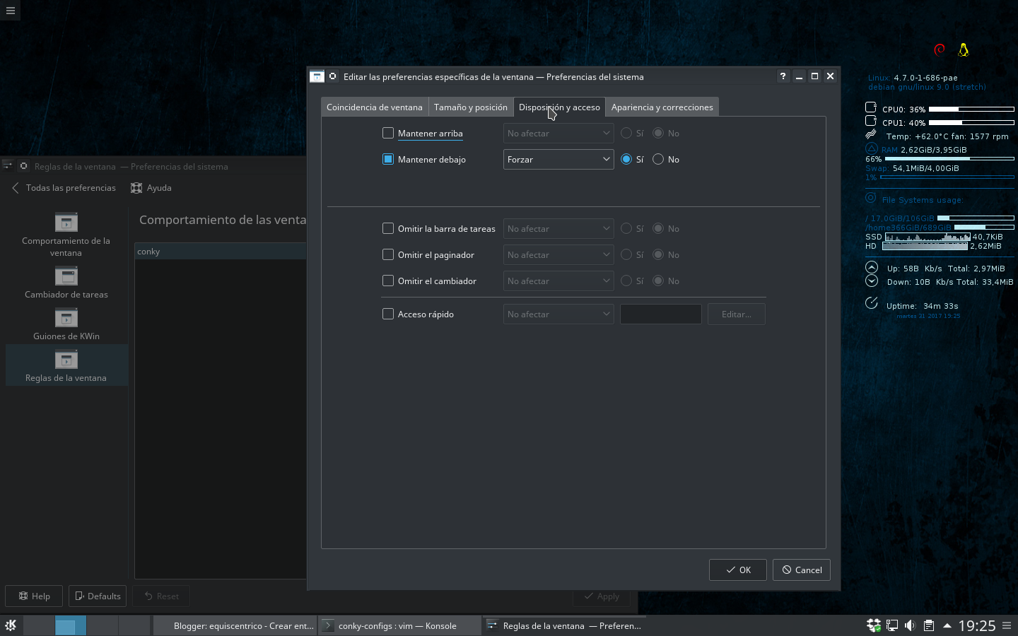 conky se integra cada vez mejor con KDE Plasma - equiscentrico