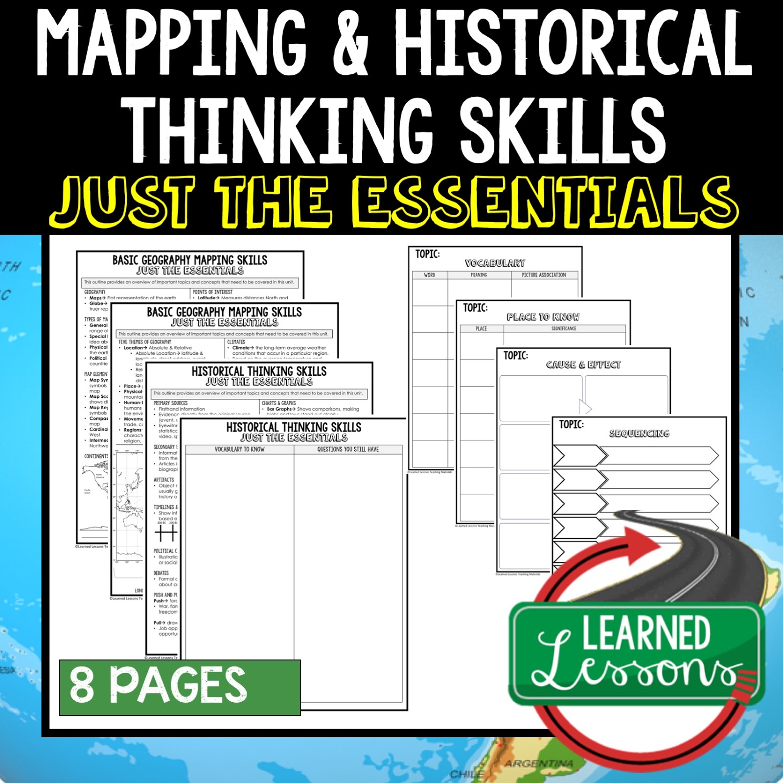 World Geography Bullet Notes for Secondary Students - Learned Lessons ...