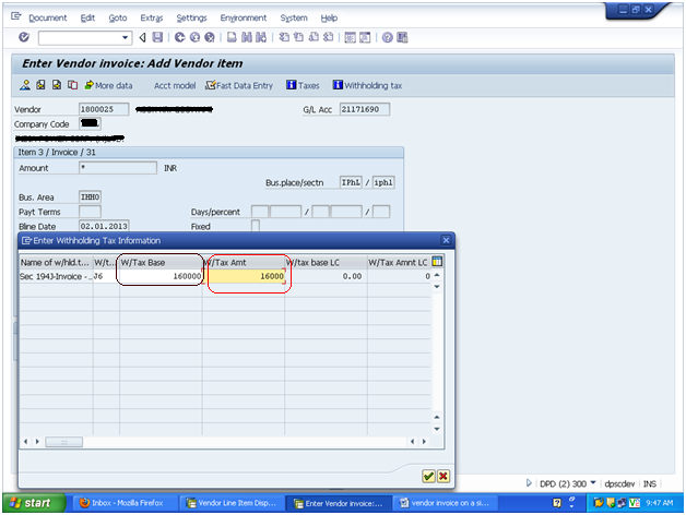 SAP FICO Real Time Issues: Process for Booking Two Expenses