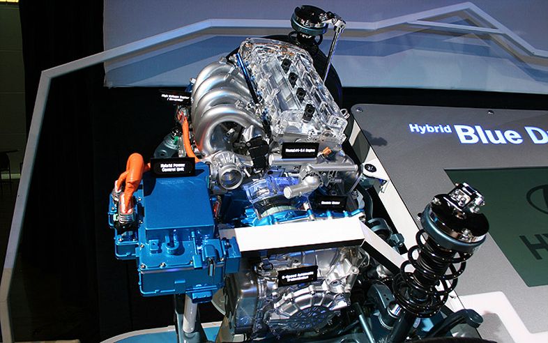cars-trend: hyundai blue drive hybrid powertrain