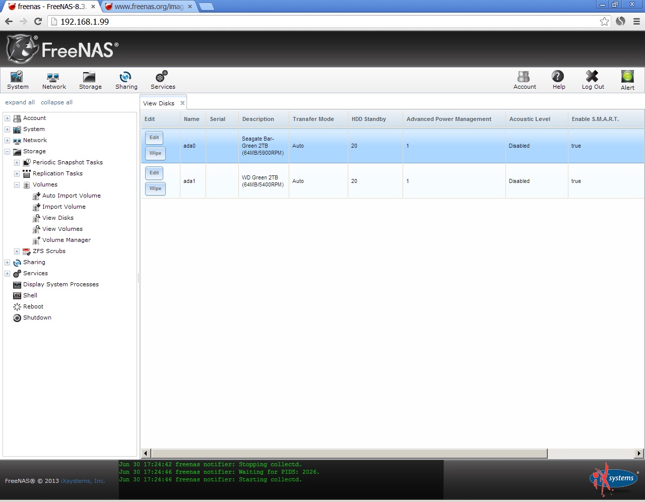 3.2.1 Setup 1 - FreeNAS Performace Tests | Build Your Own NAS (BYON)
