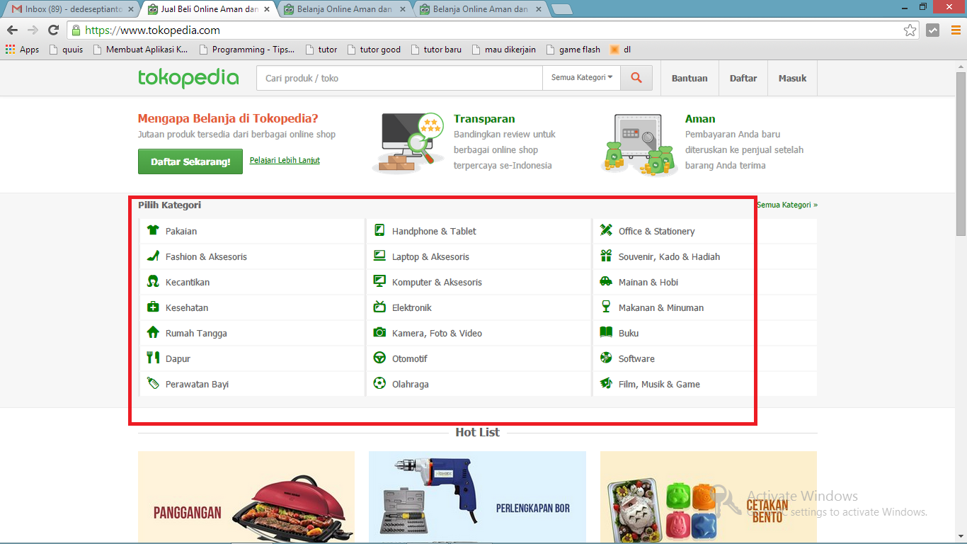 review tokopedia || tanyadede.com ~ Tanya Dede .Com