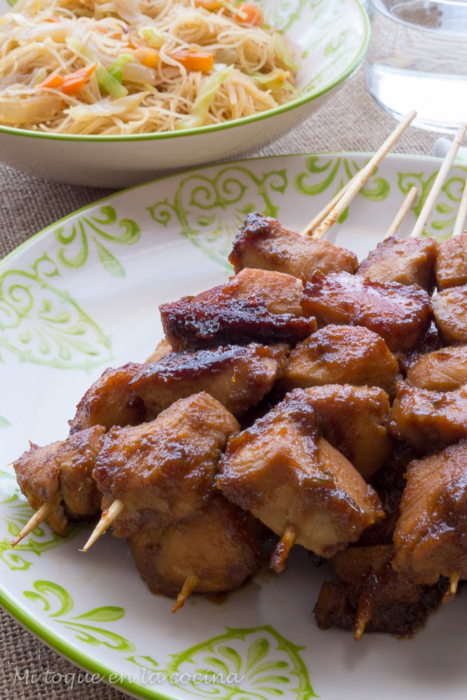 Mi toque en la cocina: Dakkochi (brochetas de pollo al estilo coreano)