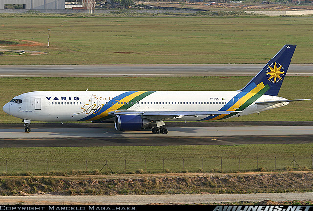 SAUDADES DA VARIG: 767 - 300 VARIG, Dessa vez PR VOK