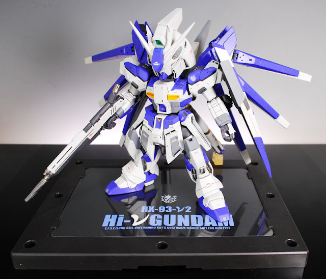 GUNDAM GUY: SD RX-93-V2 Hi-V Gundam - Custom Build