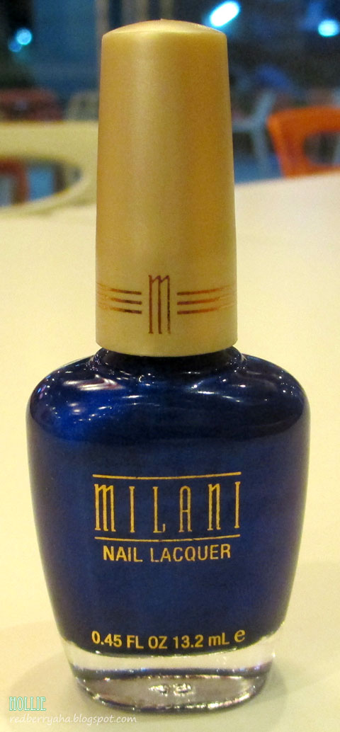 Random Beauty by Hollie: Milani Nail Lacquer in Bolting Blue Swatch