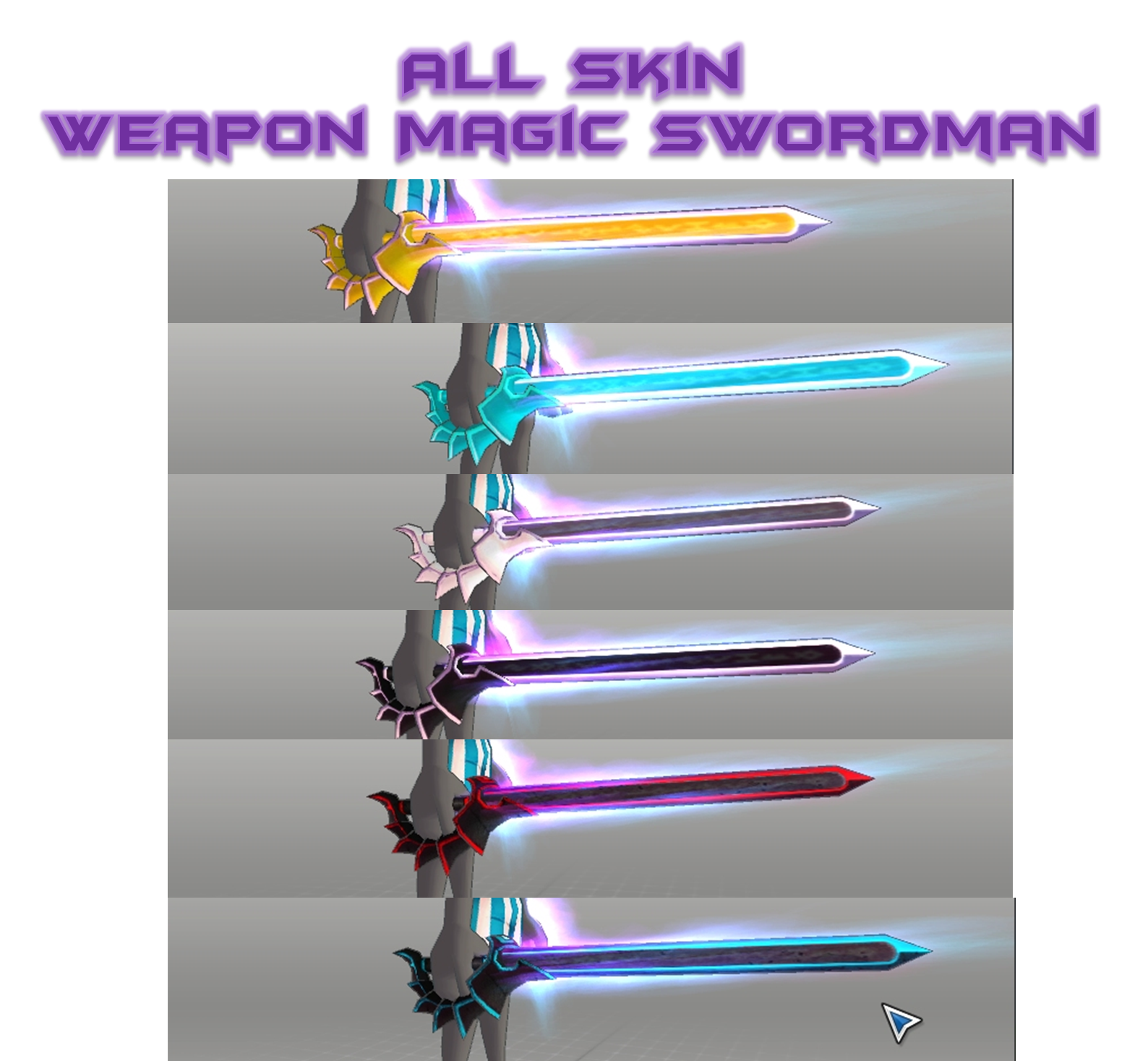 All Skin Weapon Magic Swordman By GFDark - Lost Saga Skin By GFDark And ...