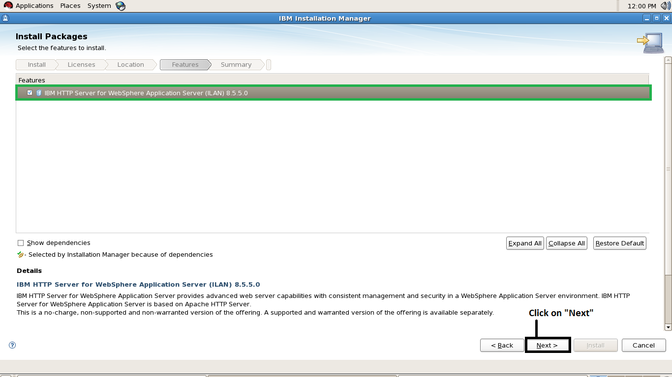 IBM WebSphere Application Server: IBM HTTP Server 8.5 installation ...