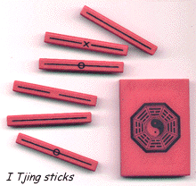 Dutch Sticks (6d4) ~ Casting I Ching Hexagrams