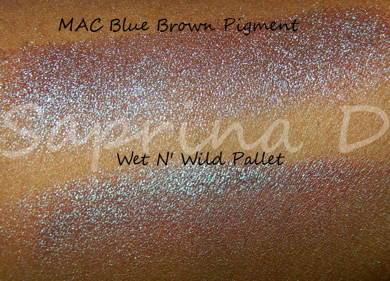 Saprina D: Dupe ALERT: MAC Blue Brown Pigmet