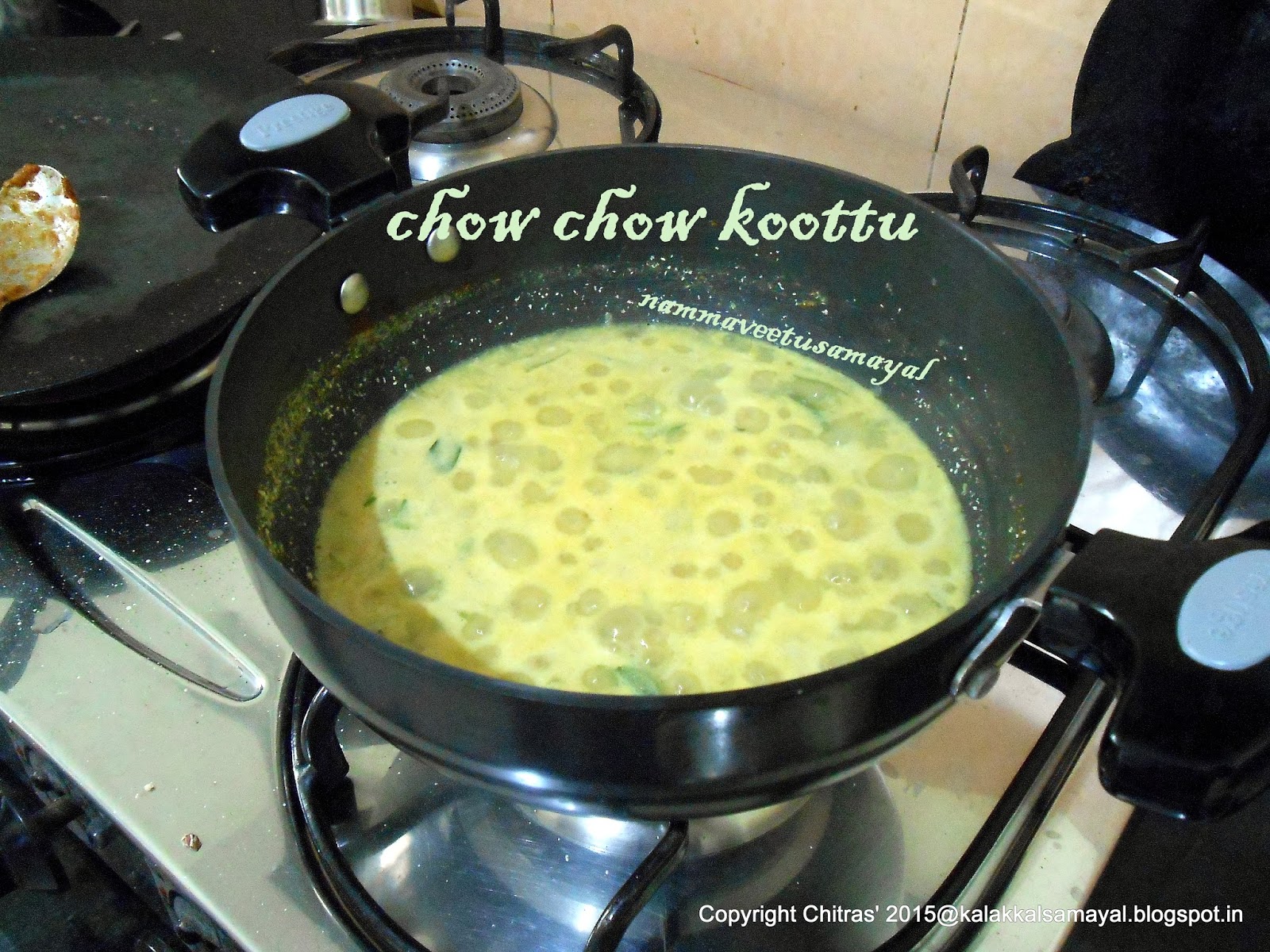 kalakkalsamayal: Chow-Chow-Koottu