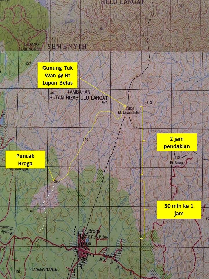 PENA CELORENG: Broga Hill: Gunung Tuk Wan @ Bukit 18
