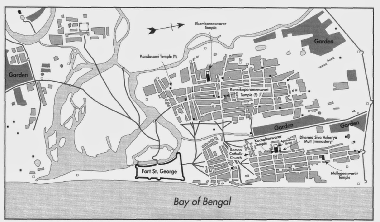 Muthusamy's Photo Stream: Evolution of Fort St.George 1781 (As ...