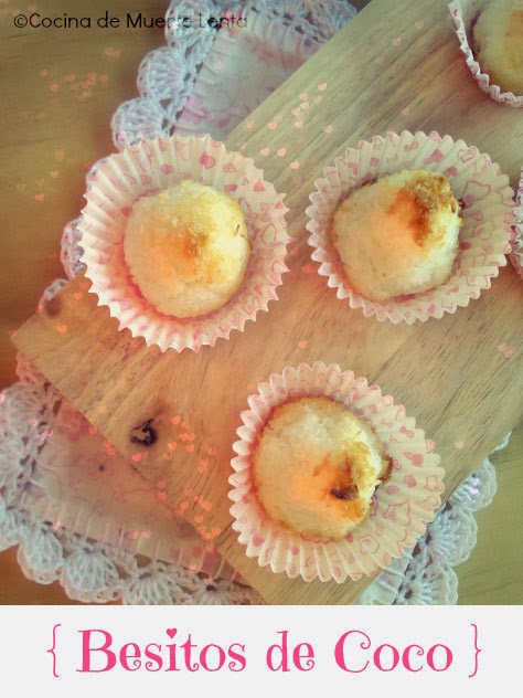 Besitos de Coco (Coquitos) - Cocina de Muerte Lenta